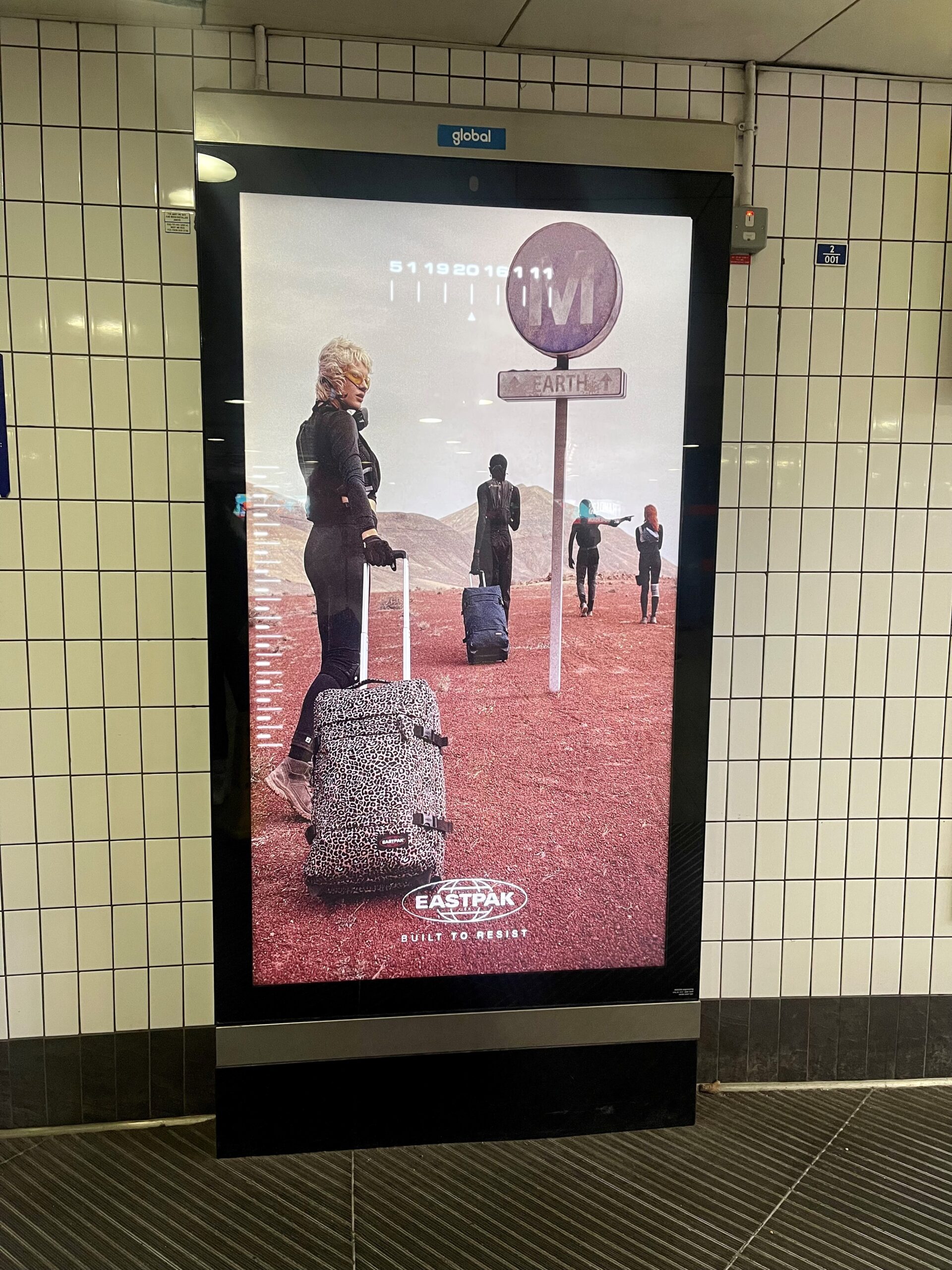 London Underground Eastpak Campaign | ma